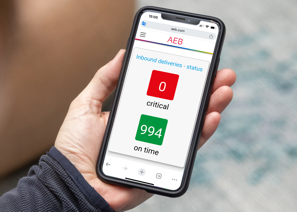 Full control: Inbound logistics with AEB TMS